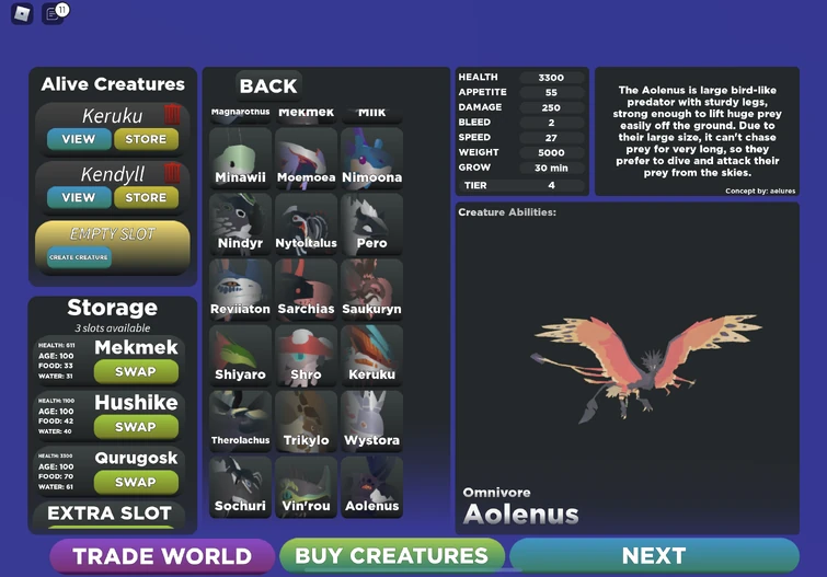 They released the funny Aolenus/beta tester creature | Fandom