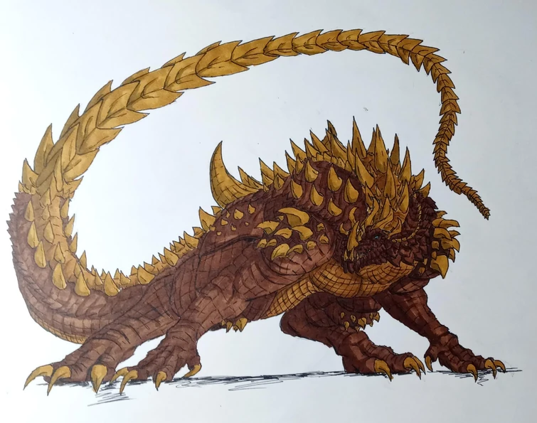 Anguirus Redesign WIP (Part 2) | Fandom