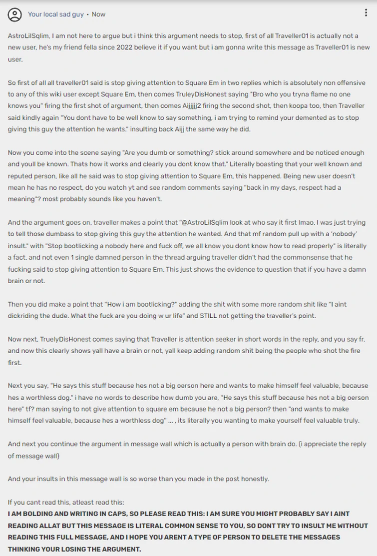 uh i think i took it too far uh | Fandom