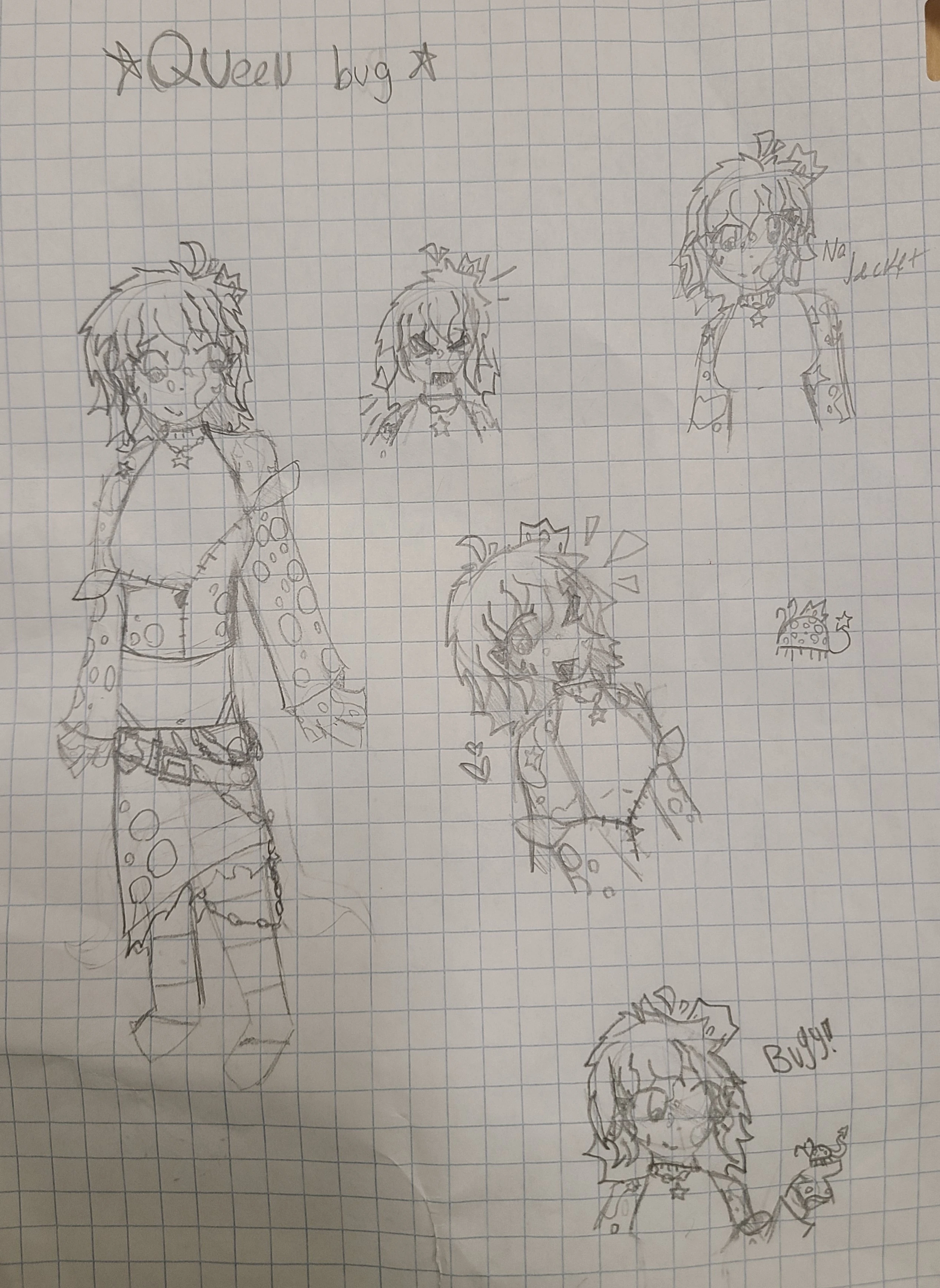 uh i was bored in skol so uh queen bug gijinka | Fandom