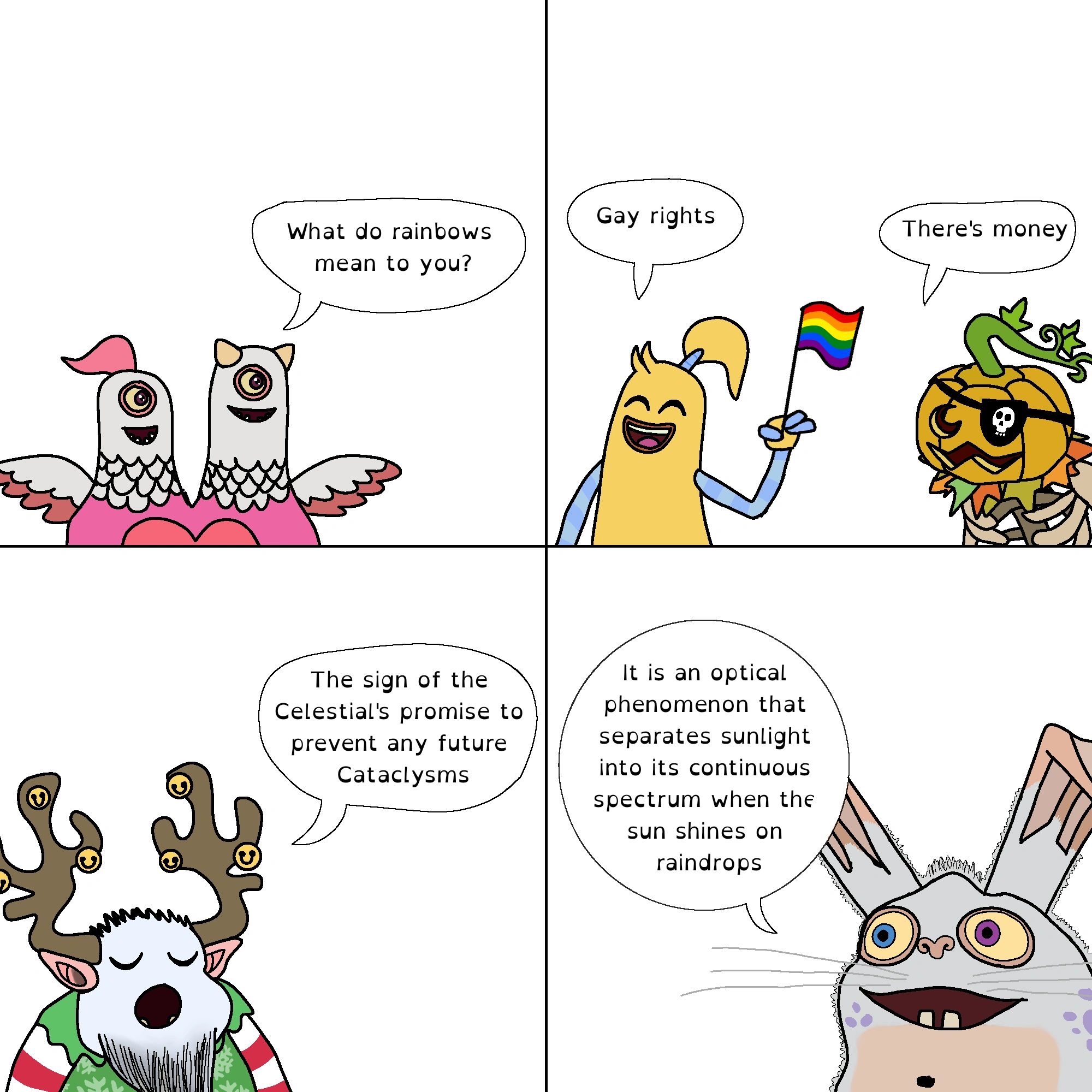 Incorrect MSM quotes: Rainbows | Fandom