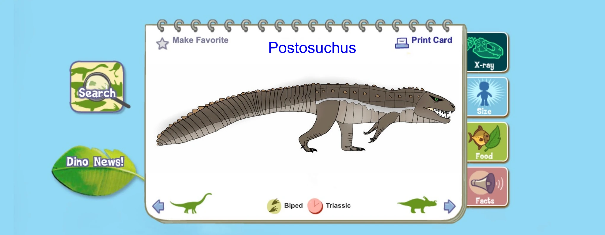 Postosuchus Dinosaur Train Field Guide | Fandom