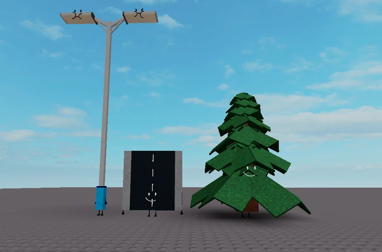 Roblox Objects To BFDI Objects 2: Streety, Street Light, Treey | Fandom