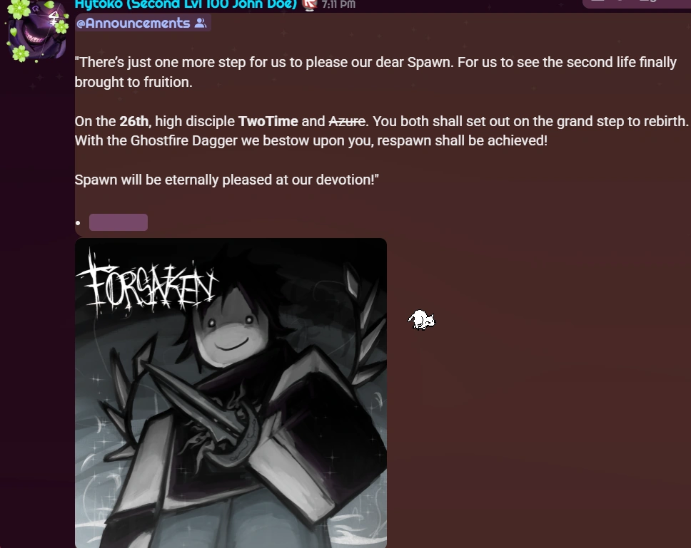 TWO TIME REWORK IN 3 DAYS [FORSAKEN] | Fandom