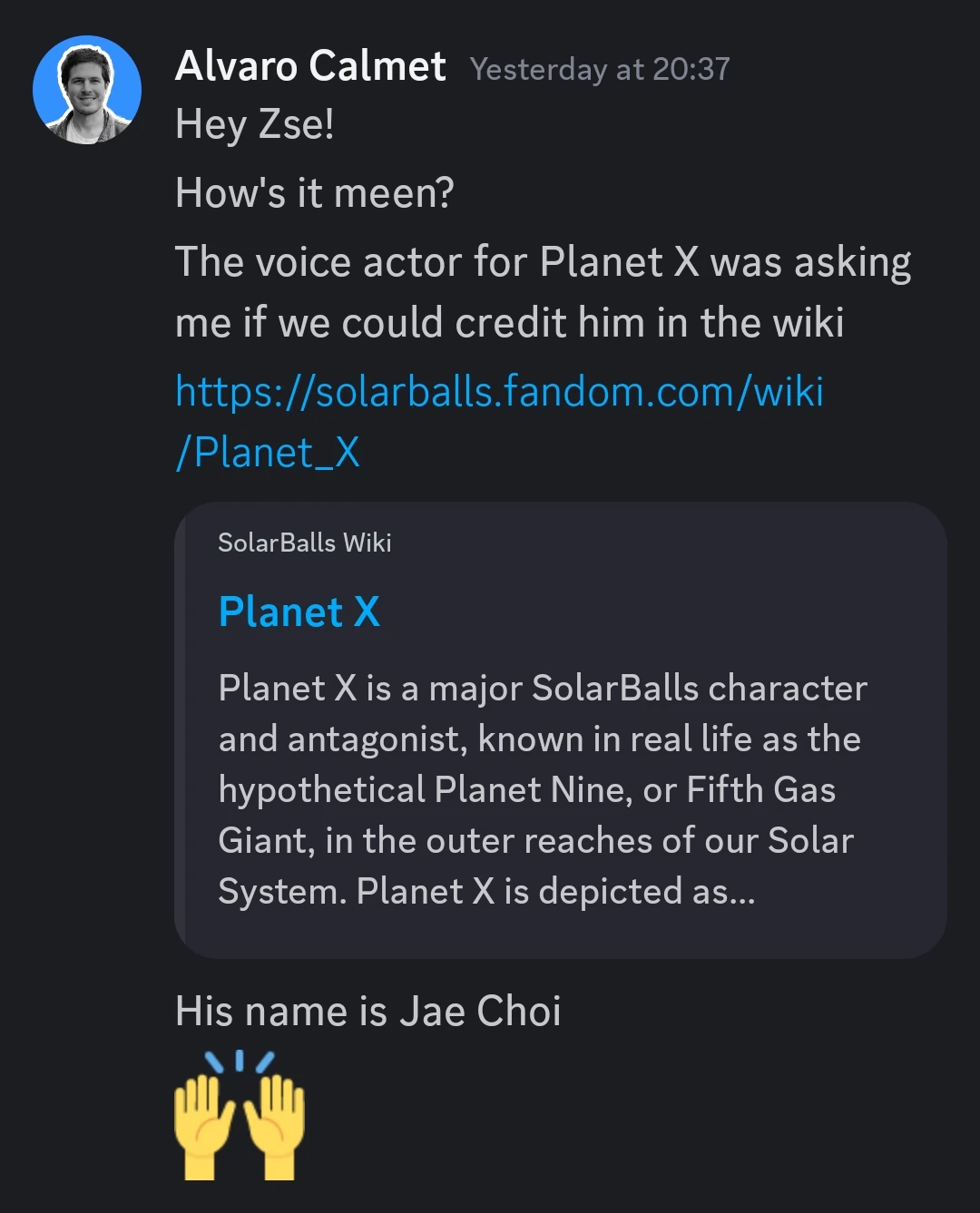 Just some info | Fandom