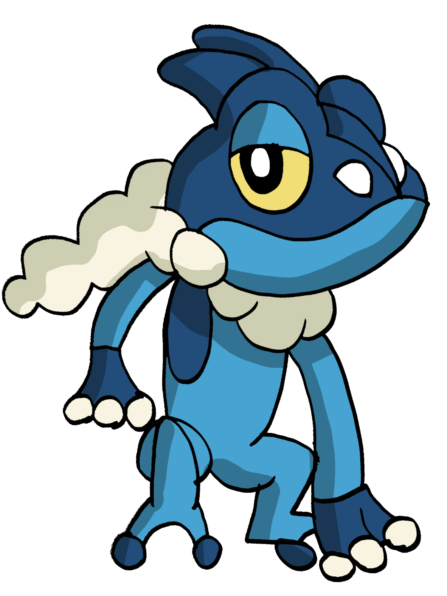My drawing of Frogadier | Fandom