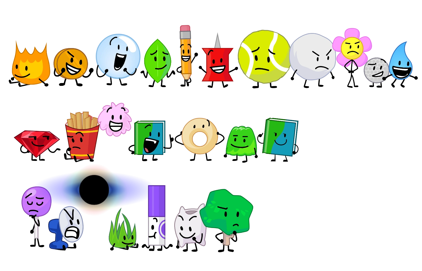 bfdi all stars cast idk, | Fandom
