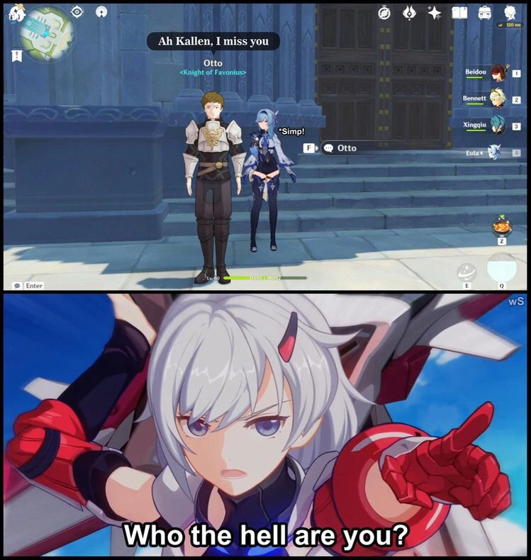 Um did Otto reincarnate as a guard in genshin | Fandom