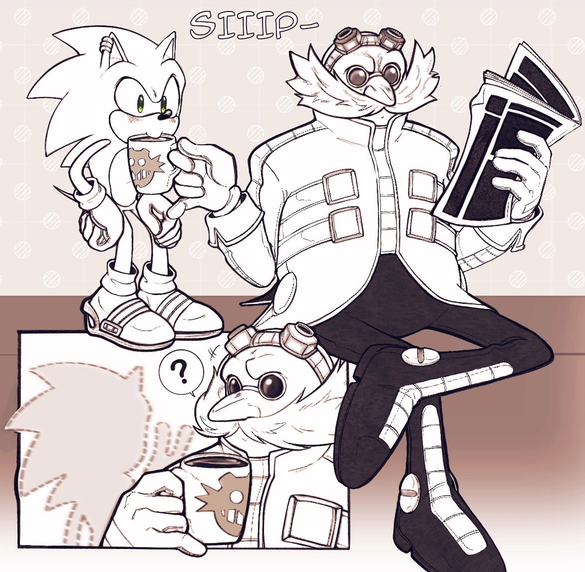 Sip sip ! Trying to figure out how to draw Eggman | Fandom