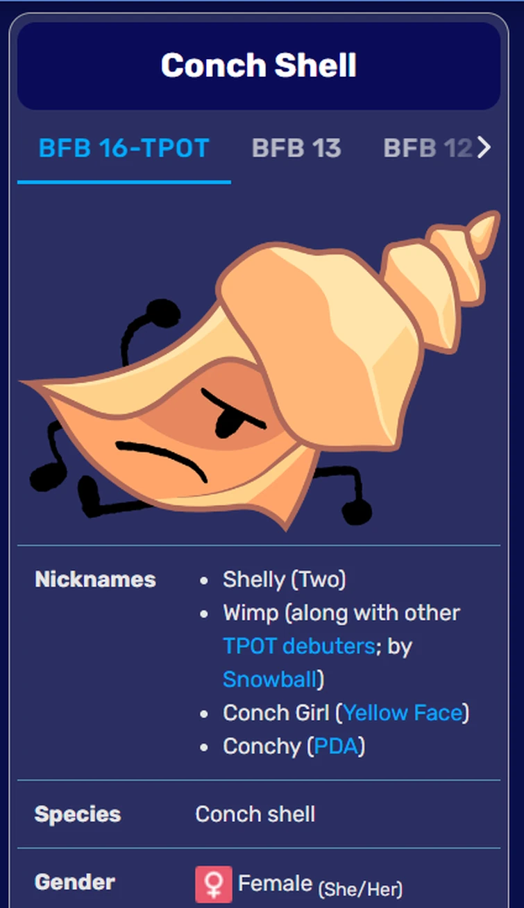 I thought Yellow Face said "conch man" | Fandom