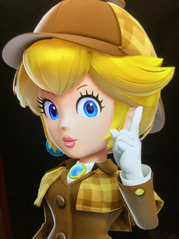 Detective princess peach closeup | Fandom