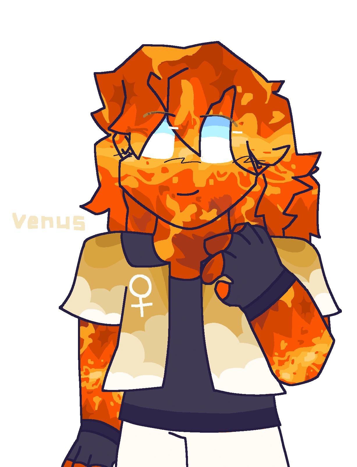human venus i drew on magma | Fandom