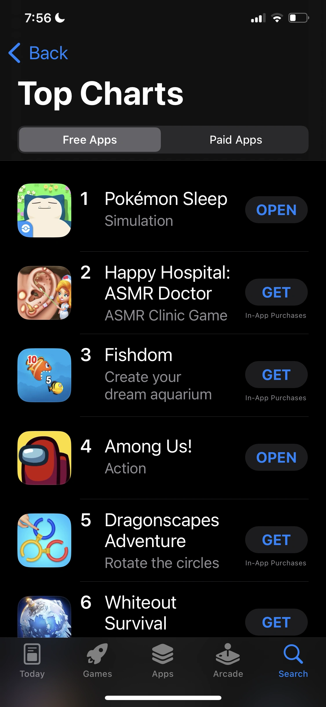 Pokémon Sleep is currently being carried by one 5-star rating as the ...