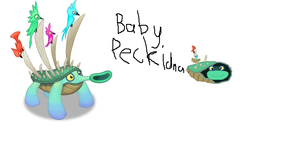 Baby Peckidna! | Fandom