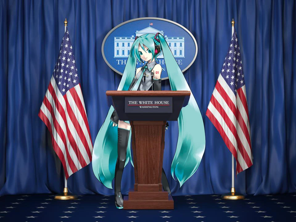 im voting hatsune miku for president | Fandom
