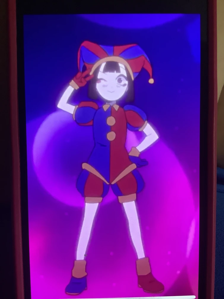 Pomni doing sailor moon’s transformation pose | Fandom