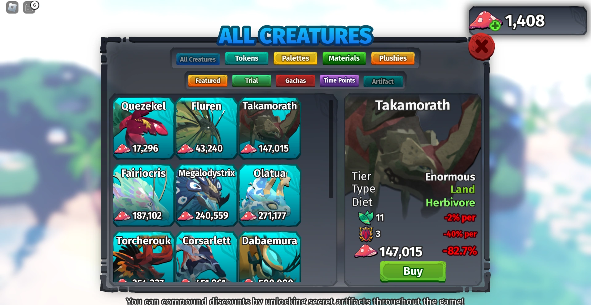 Why in the world are some of my artifacts not applying discounts? | Fandom