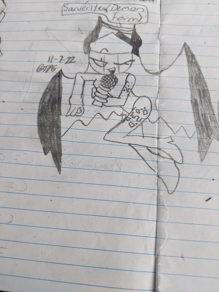 I redrew Sarvente Demon Form and Taeyai! | Fandom