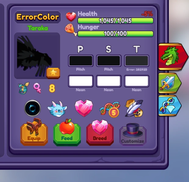 Trading Error Color FM Taraka for Frosted Mielebee | Fandom