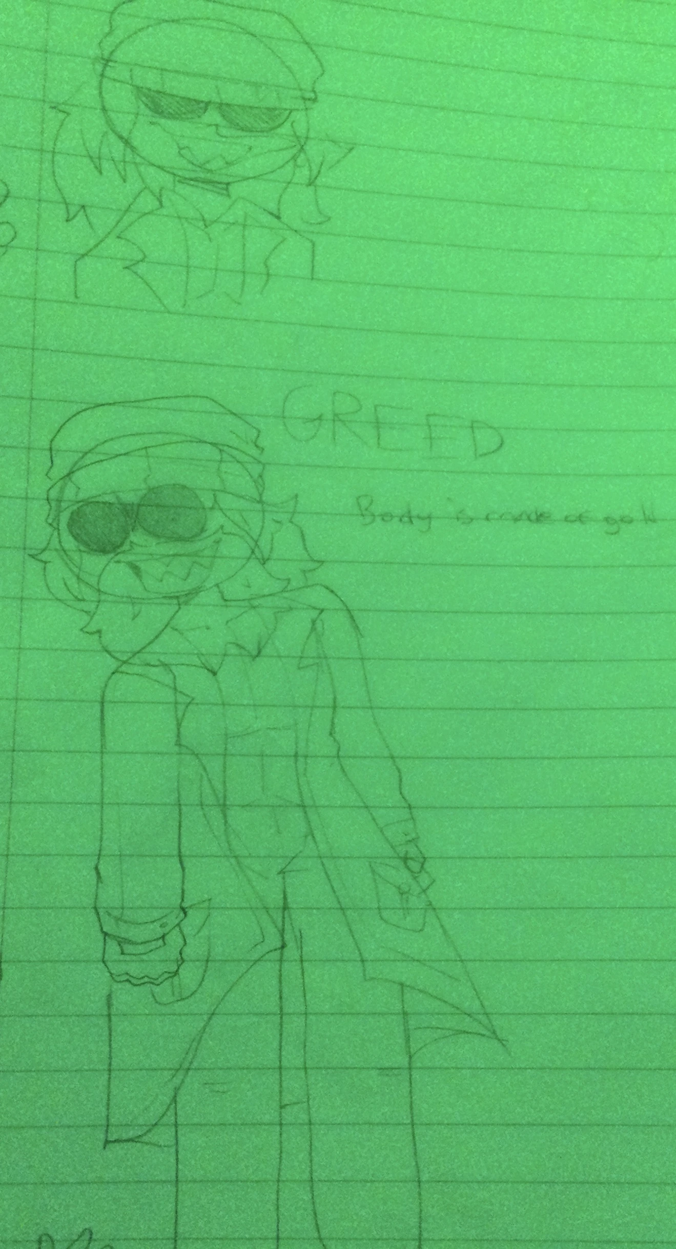 greed design from like a week ago that i am too lazy to redraw | Fandom
