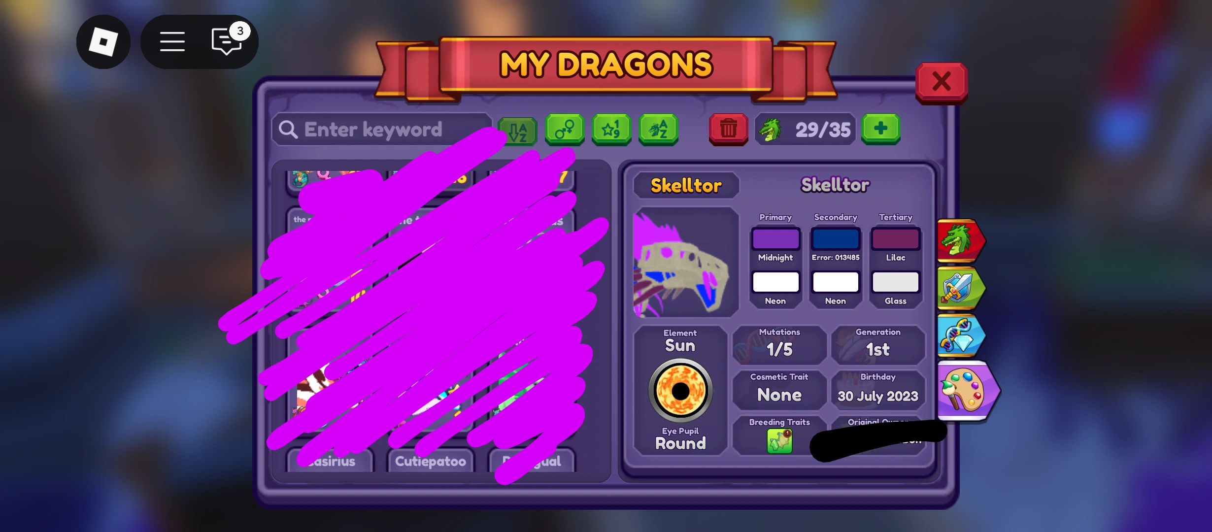 Guys was it worth buying a 1 mut 1/3 error skel for 500k? | Fandom