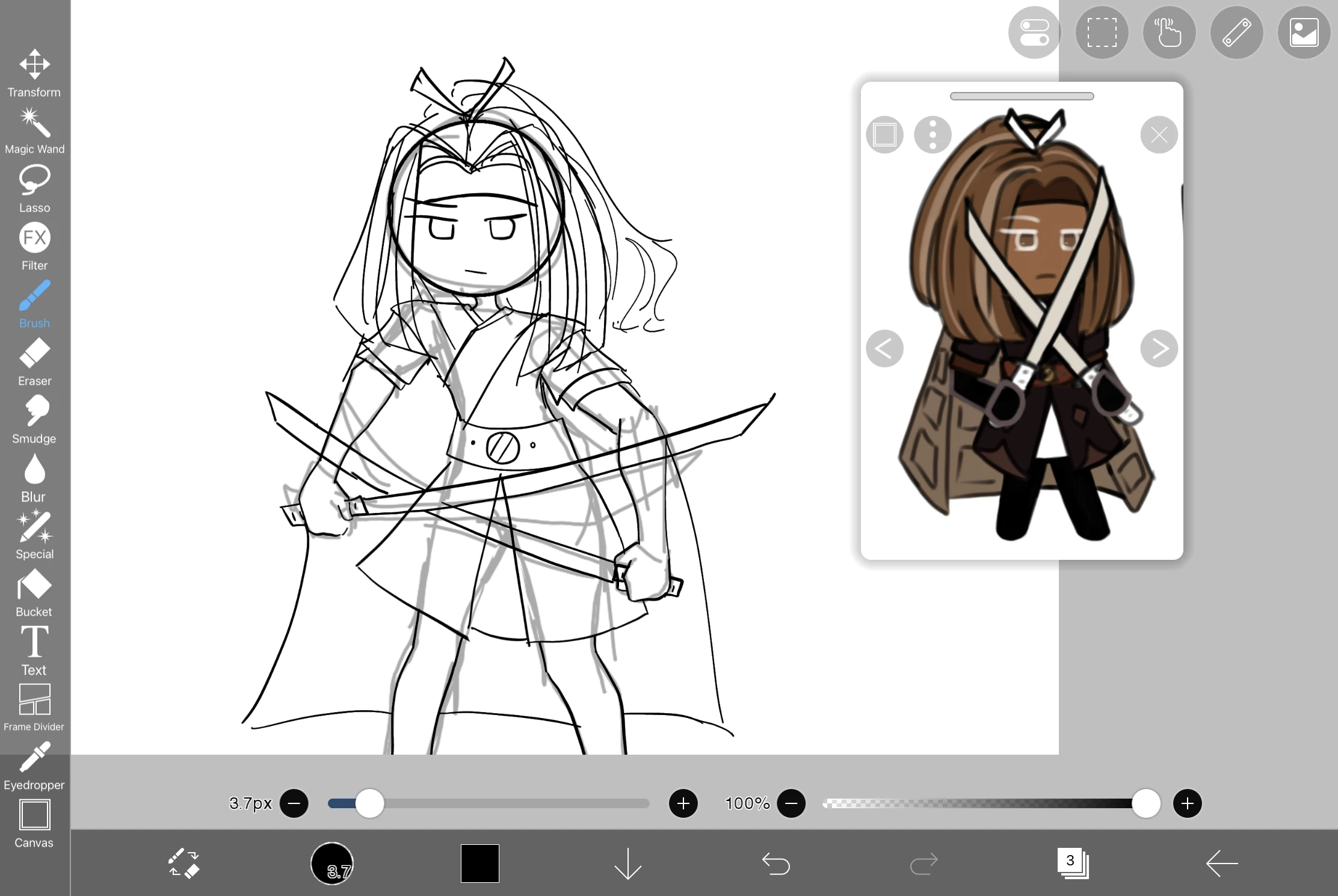 quick oc sketch | Fandom