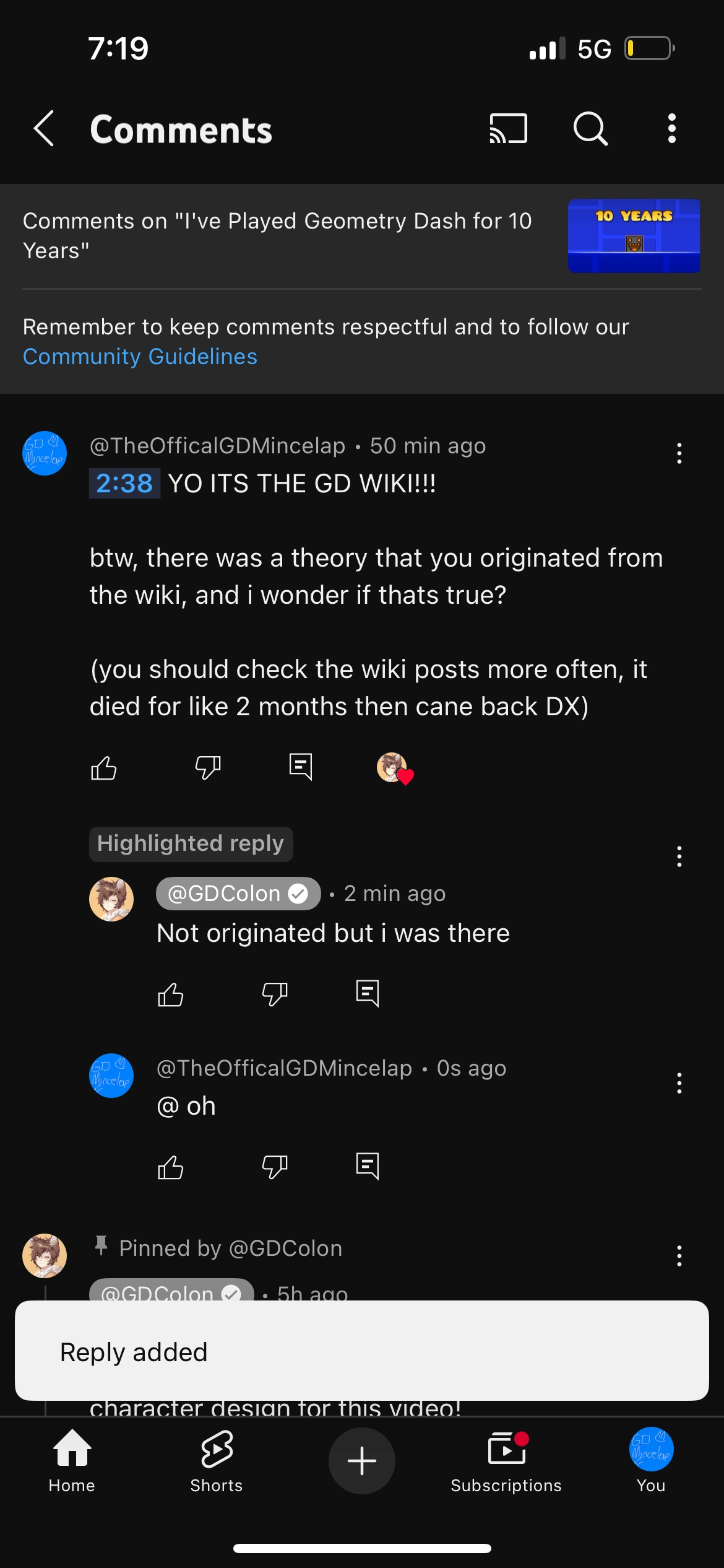 Do yall remember that one GD Colon Theory? | Fandom