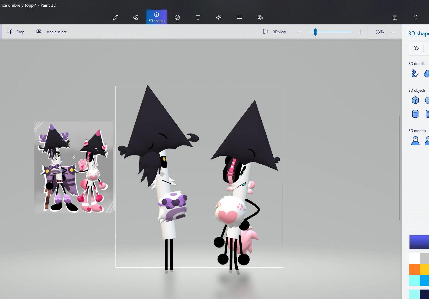 unfinshed vince and umbrely artwork from a while ago | Fandom