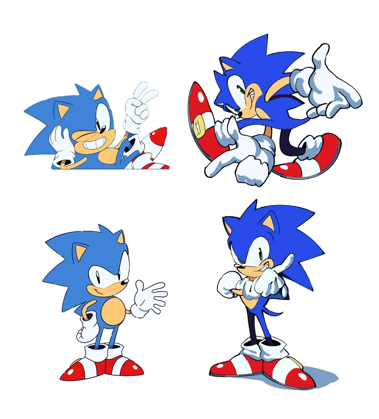Blue Streaks, Speed By Sonic the Hedgehog! (Drawn drawings of Sonic T ...