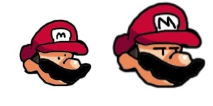 Redrawed Speedrunner Mario Icons | Fandom