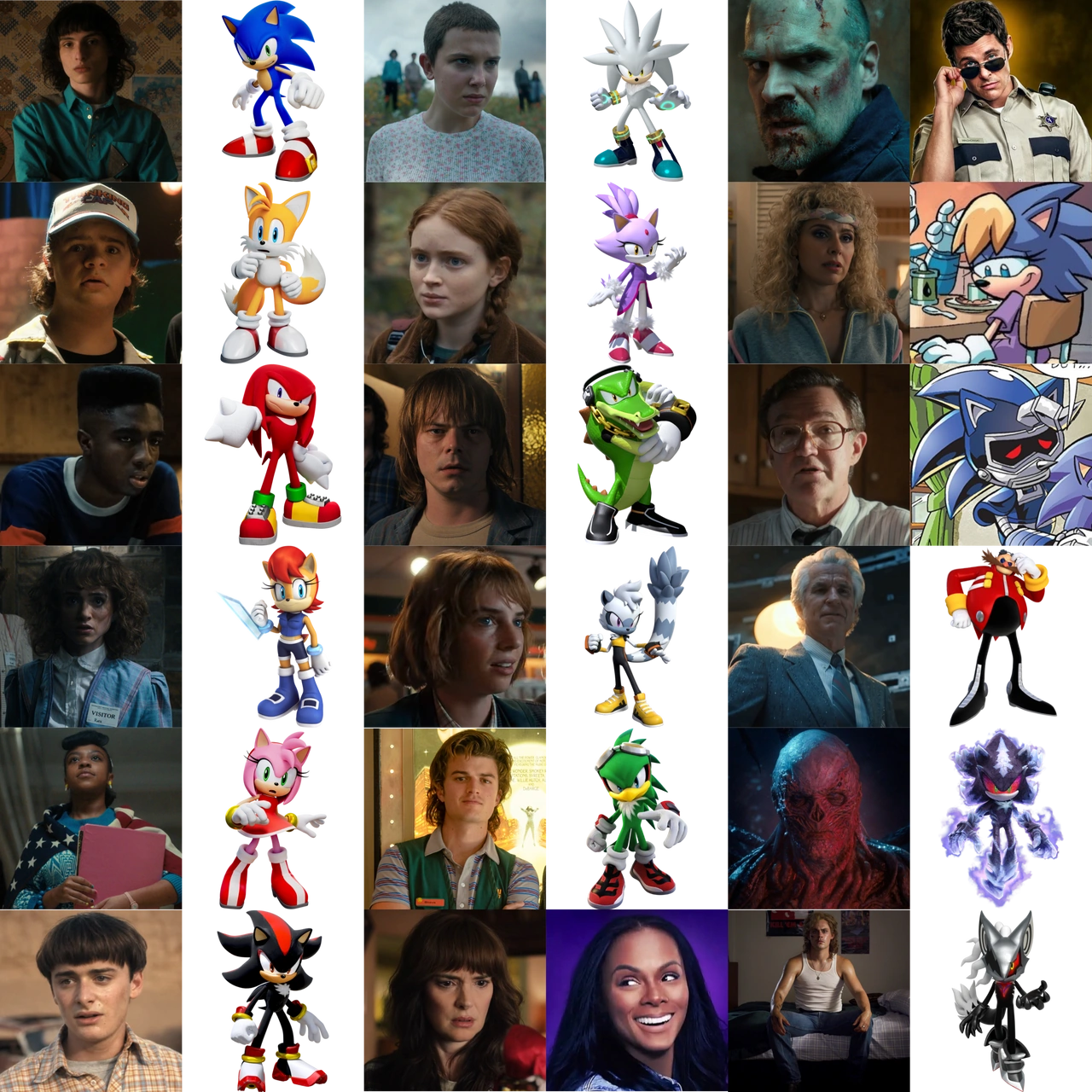 Sonic characters as Stranger Things characters | Fandom