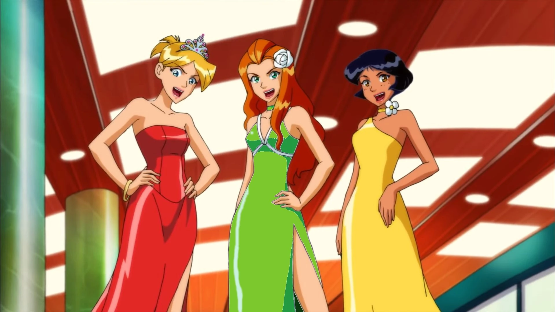 Sam's green dress and bikini | Fandom