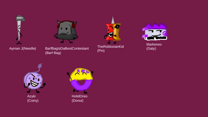 BFDI Wikians as TPOT characters V 1.5 | Fandom