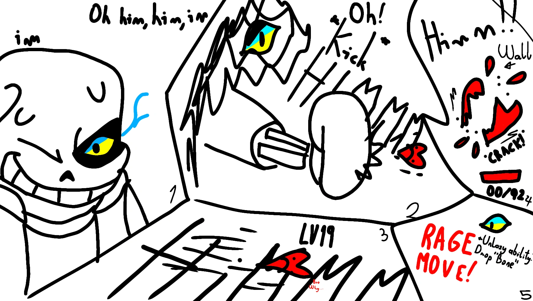 Sans Fighing LV 19 Player with his ability | Fandom