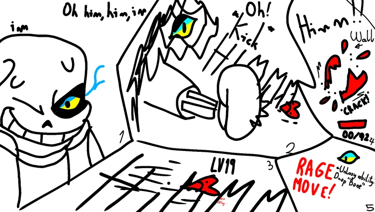 Sans Fighing LV 19 Player with his ability | Fandom