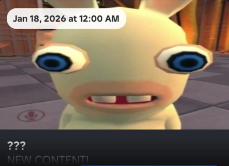 Rare image of rabbids knowing their own meme | Fandom
