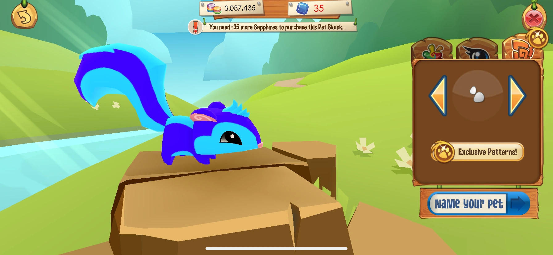 Blueberry as a skunk | Fandom