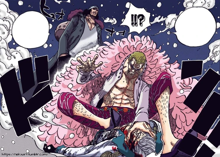 Pensez vous que Dragon, Aokiji et Doflamingo sont du Même niveau ou ...