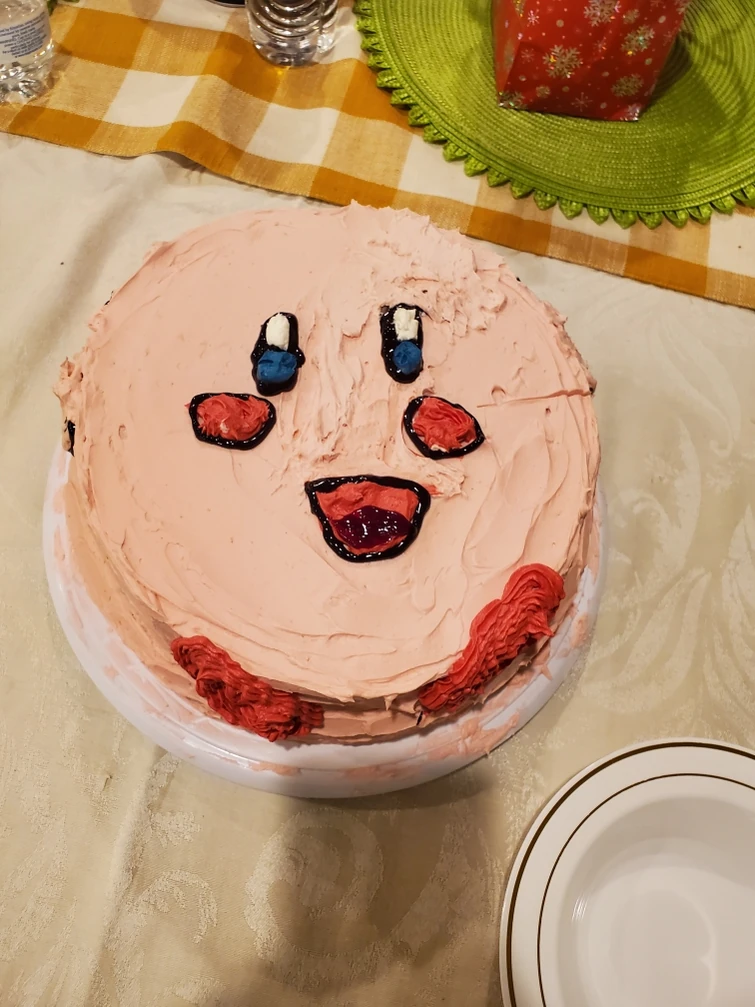 the kirby cake from hell... | Fandom