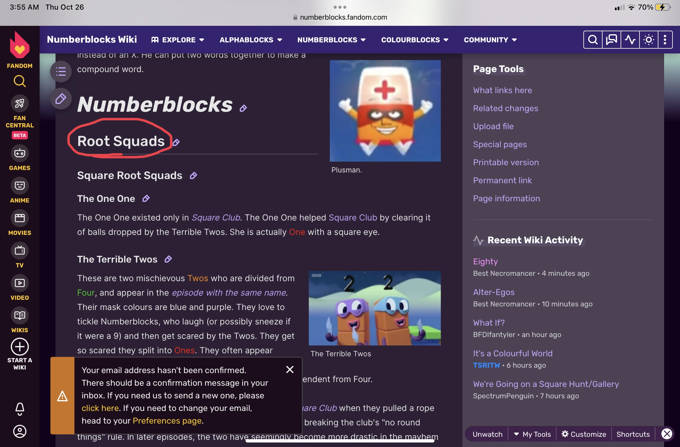 I misinterpreted “root” briefly. Now I’ll never be able to unsee a ...