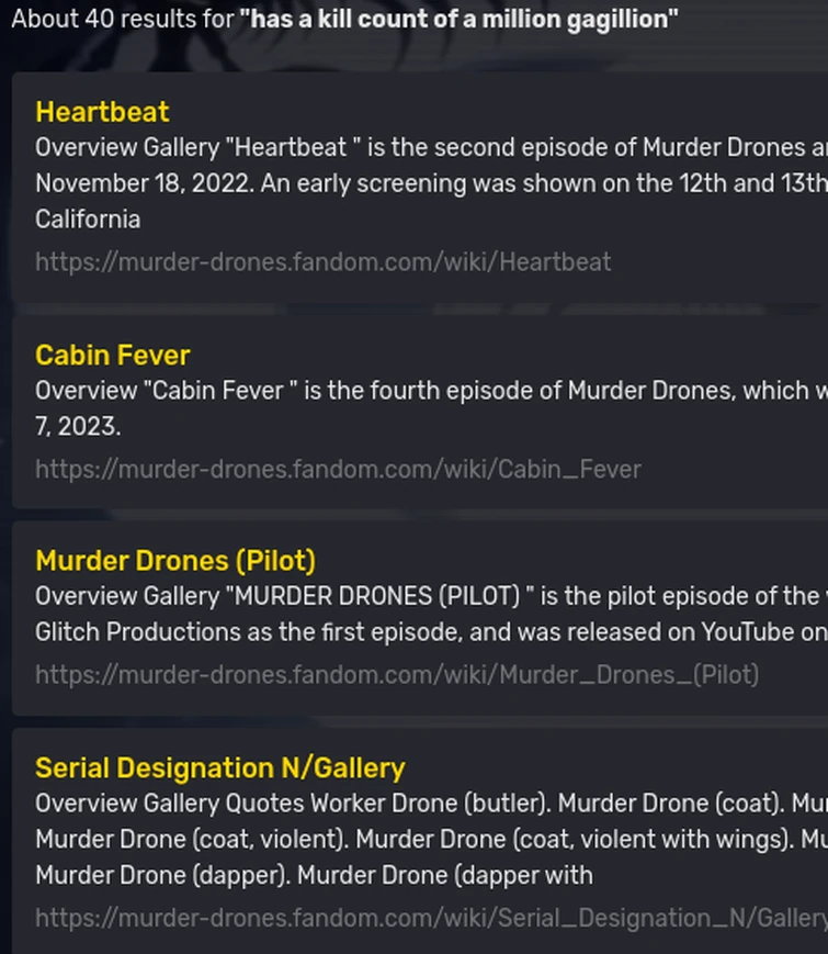 A MILLION GAGILLION | Fandom