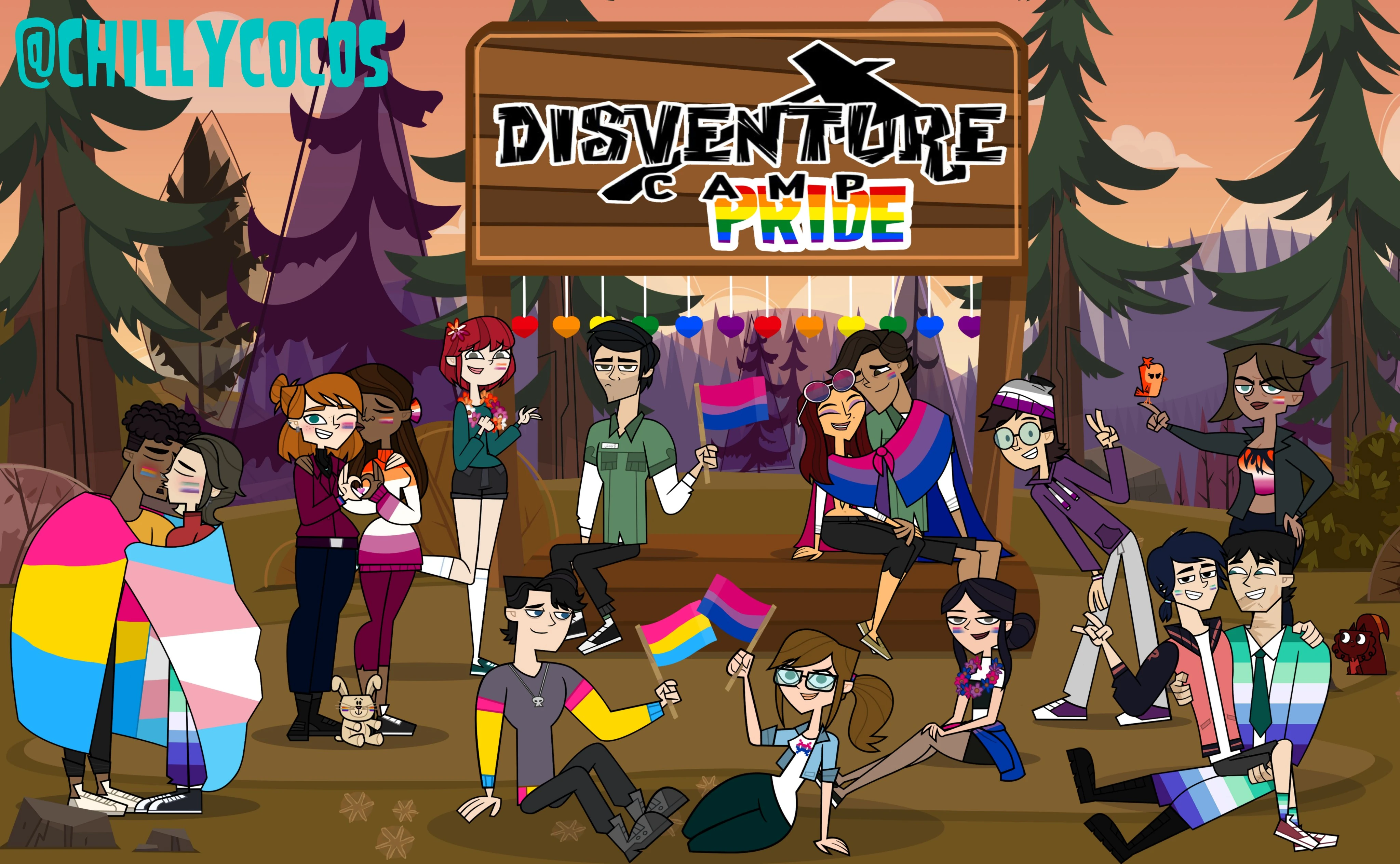 Disventure Pride 2024 if it wasn't just a lazy asset reuse thrown together in an hour | Fandom