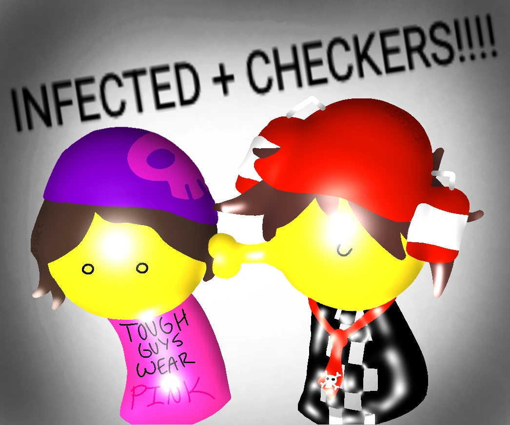 this is satire art but SAY HI TO CHECKERS/CHECKERZ!! | Fandom