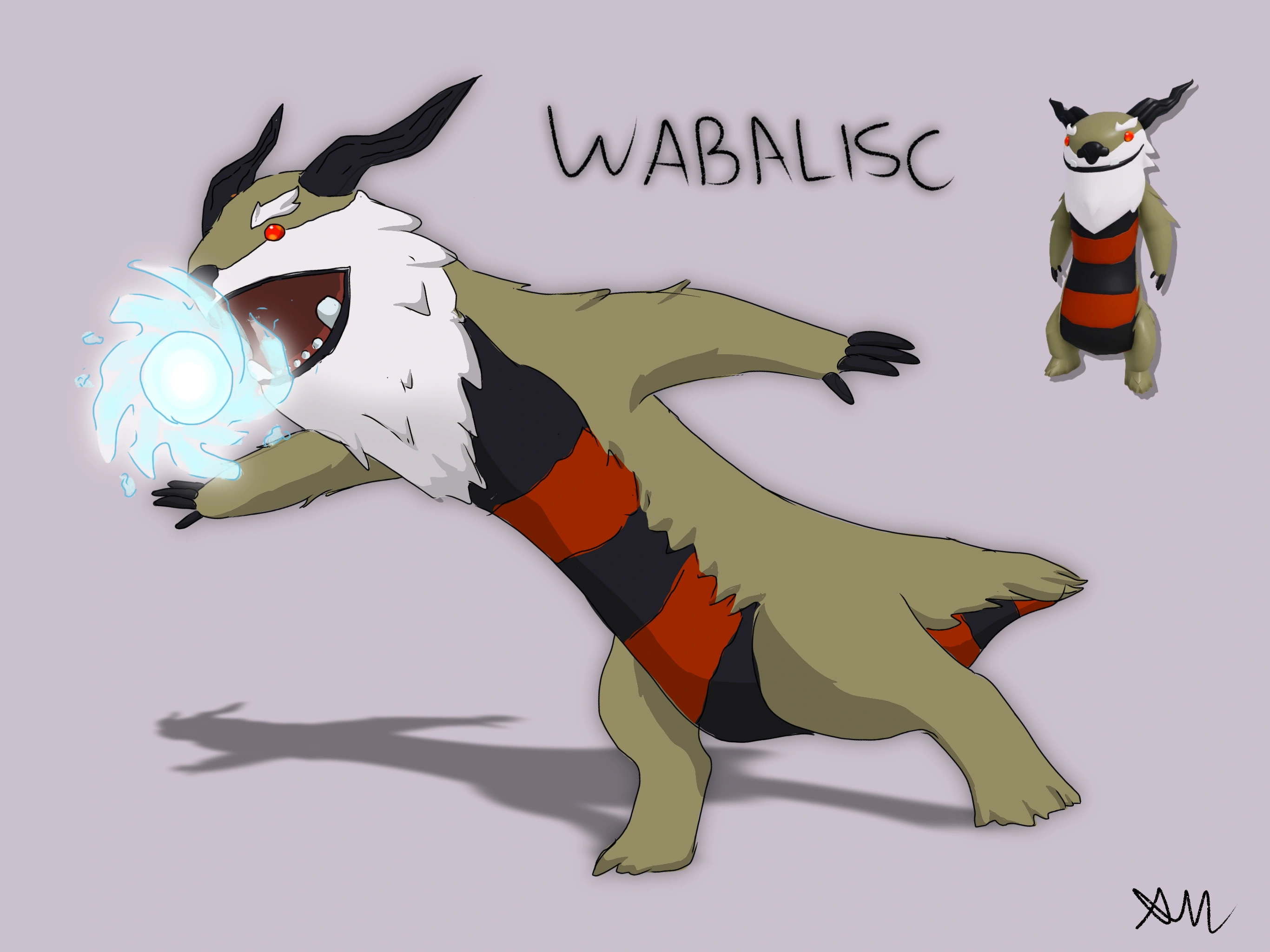 wabalisc using frost beam art | Fandom
