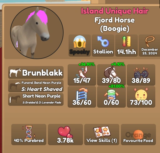 offering neon purple brunblakk fjord + adds for a tb iuh! | Fandom