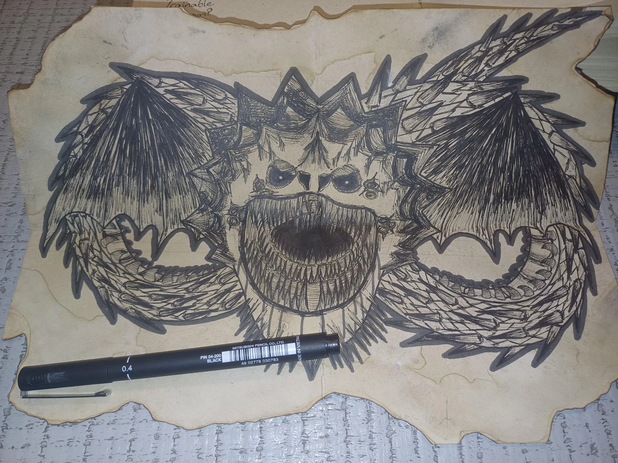 I drew the Screaming Death, one of my favourite dragons! | Fandom