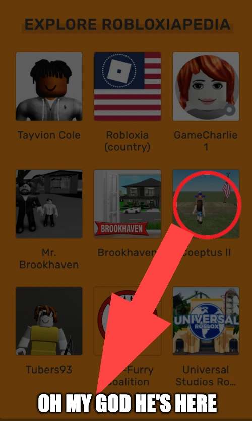 omg is that coeptus ii in exploer robloxiapedia?! | Fandom
