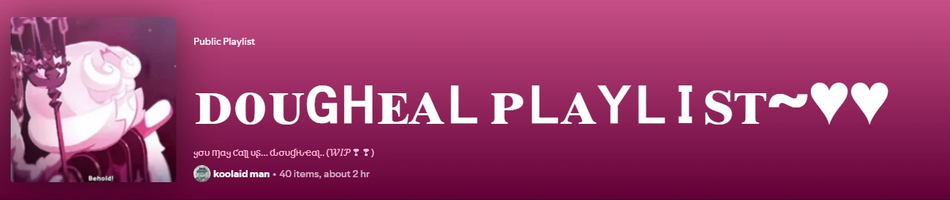 dougheal playlist~~ | Fandom