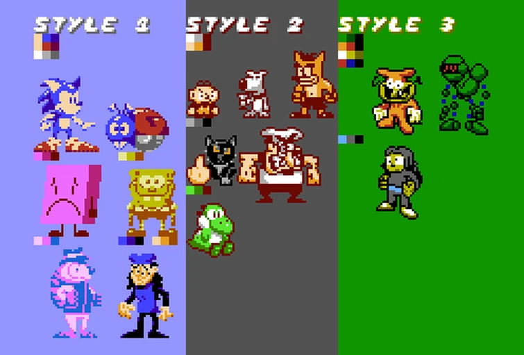 The NES sprites are finished. | Fandom
