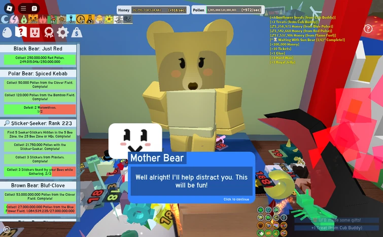 Sun bear has new quests! | Fandom